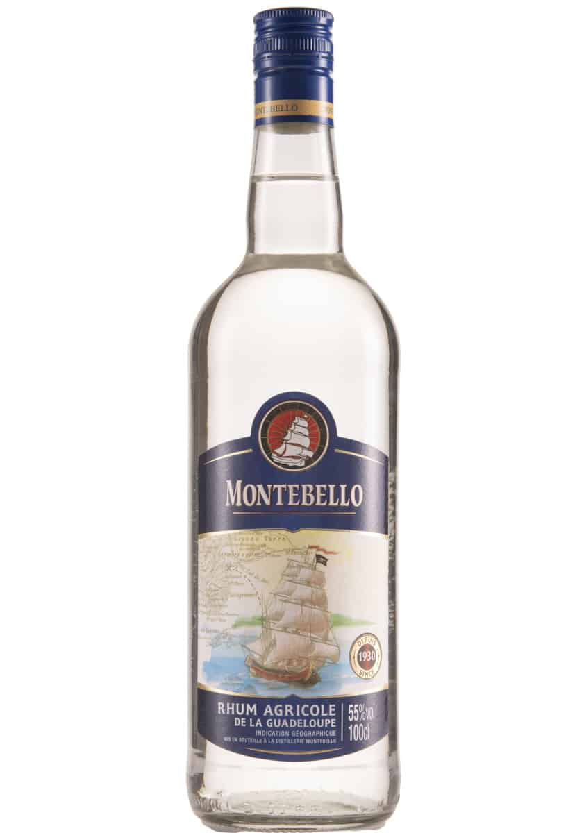 Montebello - White rum 1L 55° | Rum from Guadeloupe
